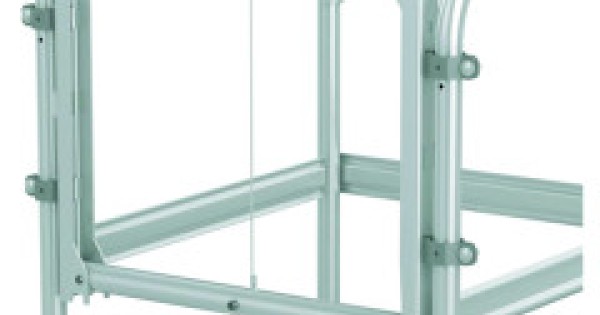 Zarges mobile safety step Pole barrier gate