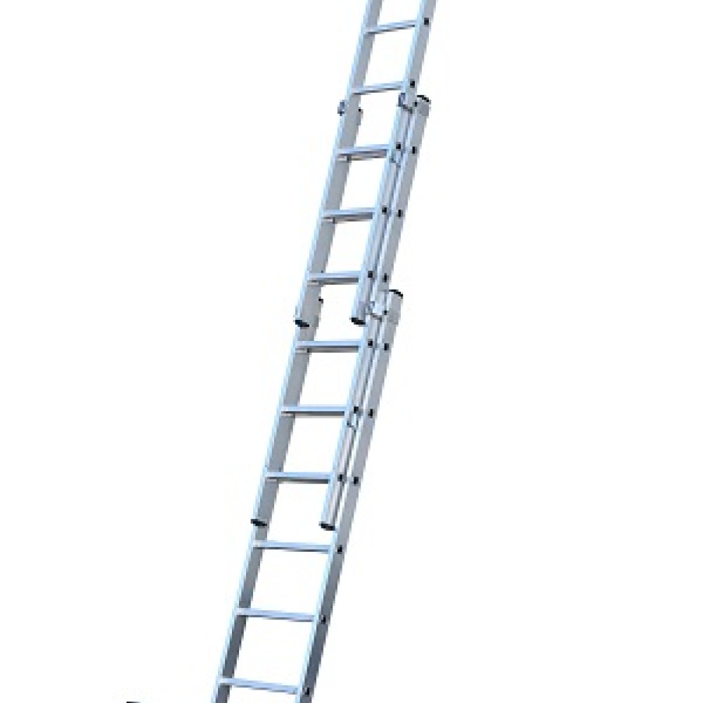 Werner Professional square rung 3 section ladder 1.93m