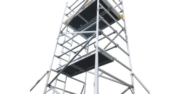 Boss Evolution Ladderspan Scaffold Tower - 1450 Length 2.5m Height 6.2m