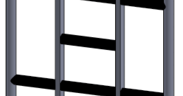 850 x 2M LADDER FRAME